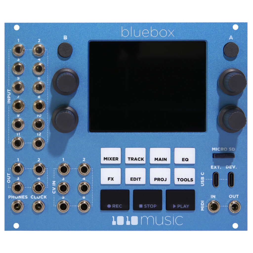 Bluebox Eurorack Edition - Compact Digital Mixer - 1010music LLC