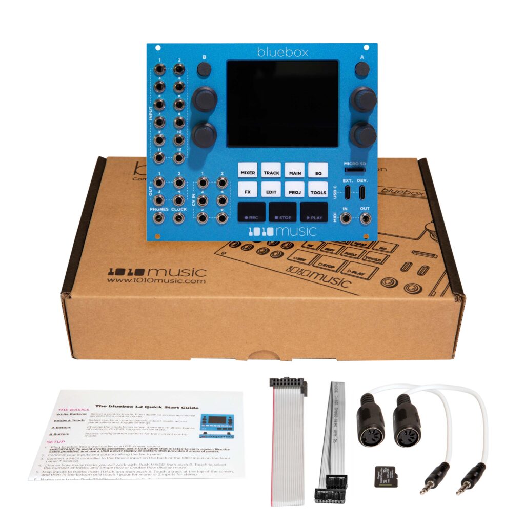 Bluebox Eurorack Edition - Compact Digital Mixer - 1010music LLC